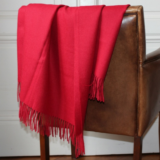 Plaid alpaga rouge - Sweet Alpaga